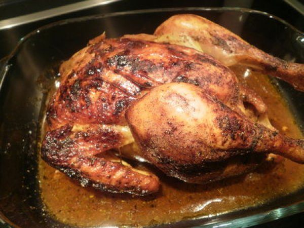 Recette de poulet rôti aux herbes de provence