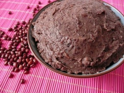 Recette de purée d'azuki sucrée (koshian - tsubushian)
