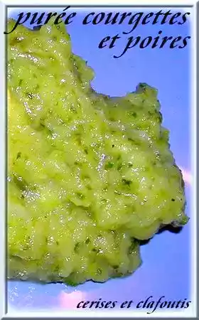 Recette de purée de courgettes et poires