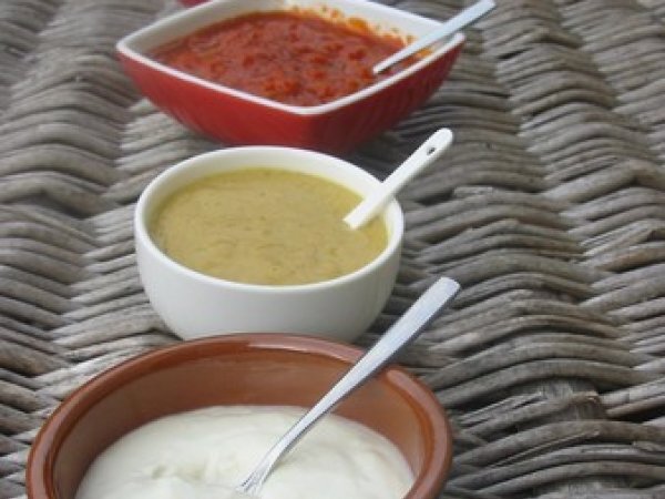Recette de quatuor de sauces pour pierrade improvisée