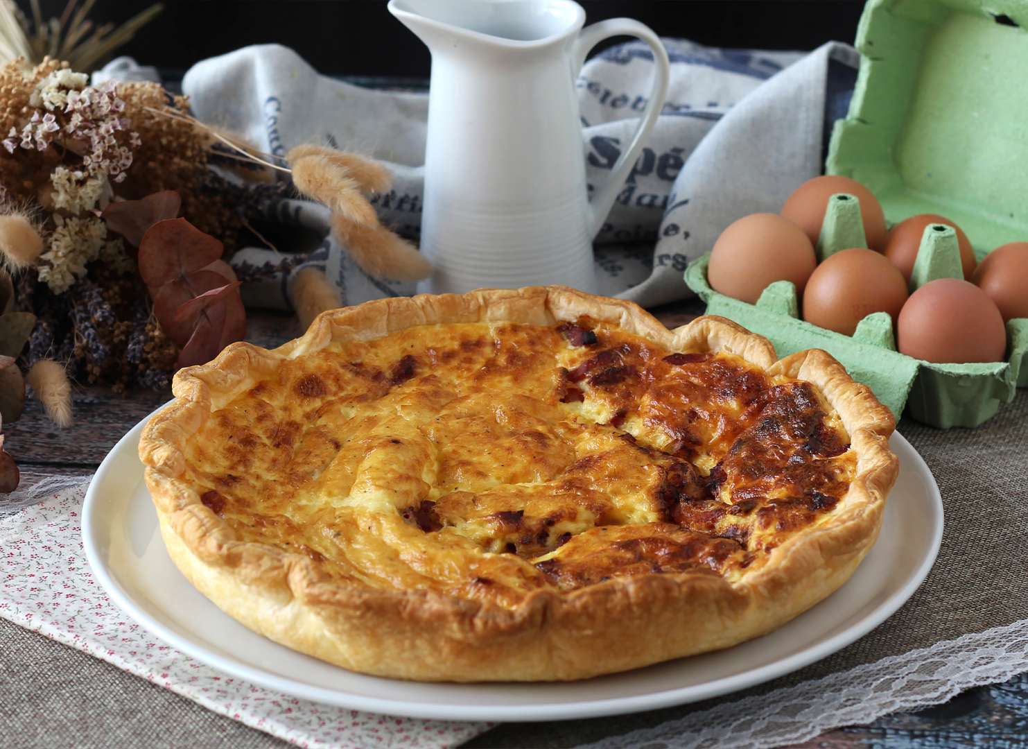 Recette facile de quiche lorraine maison