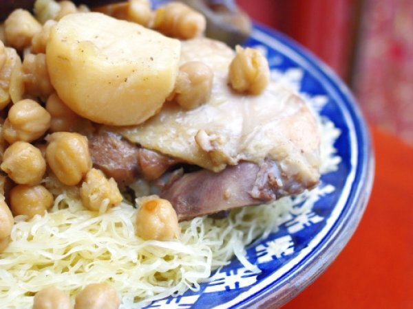 Rechta au poulet - Recette Ptitchef