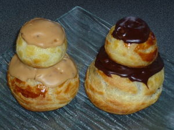 Recette de religieuses chocolat et café