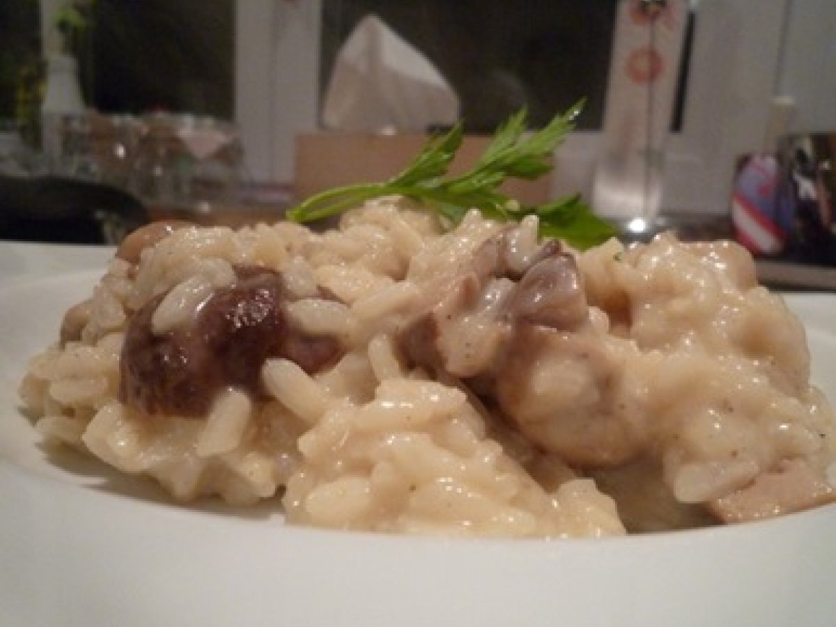 Recette de risotto crémeux aux cèpes et parmesan