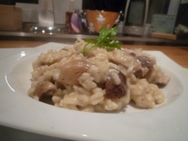 Recette de risotto crémeux aux cèpes et parmesan