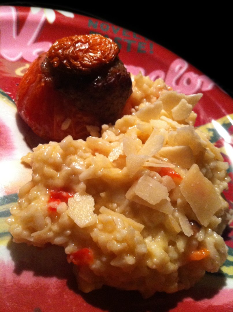 Recette de risotto aux poivrons à l'actifry
