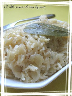 Recette de riz aux oignons caramélisés délicieux