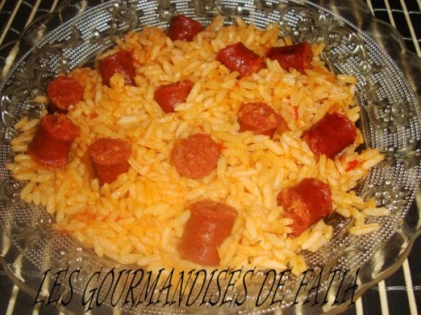 Recette de riz aux merguez épicées savoureuse