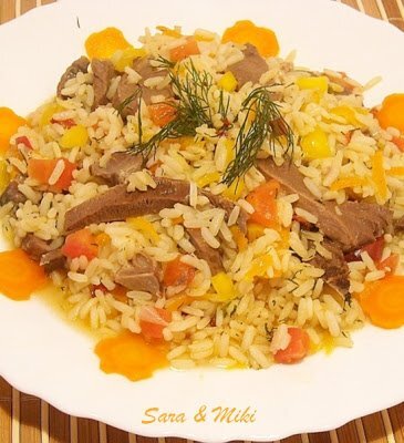 Recette de riz pilaf et cœur de porc savoureux