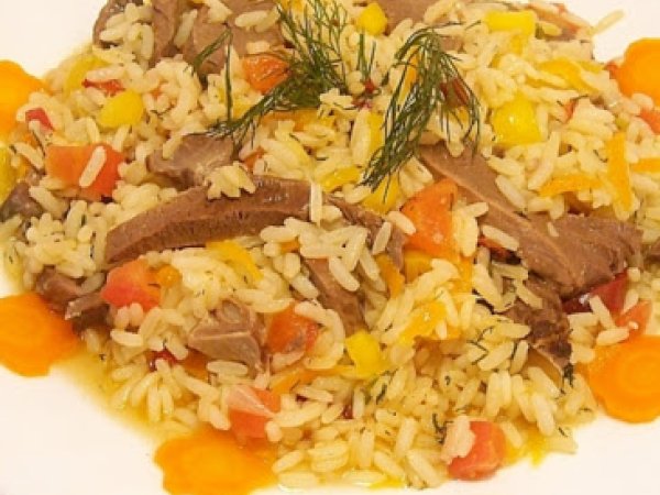 Recette de riz pilaf et cœur de porc savoureux