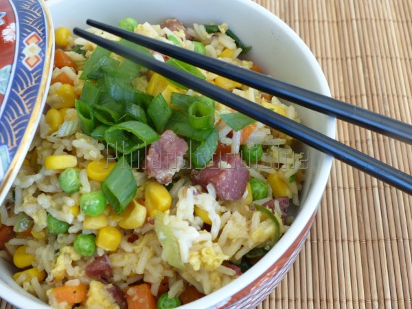 Recette de riz sauté cantonais facile et savoureuse