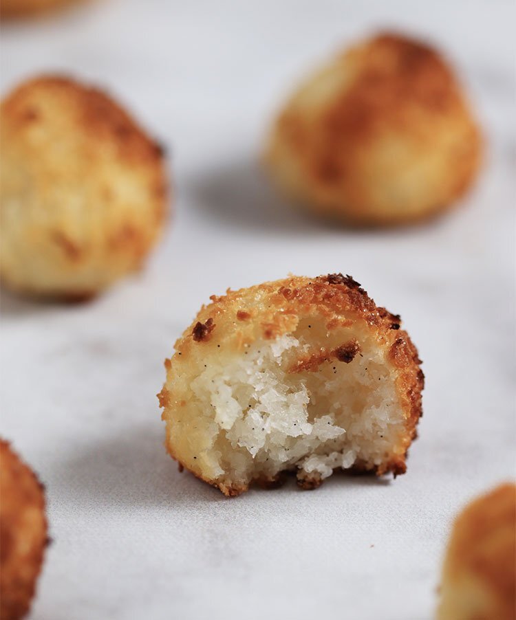 Recette : rochers moelleux à la noix de coco