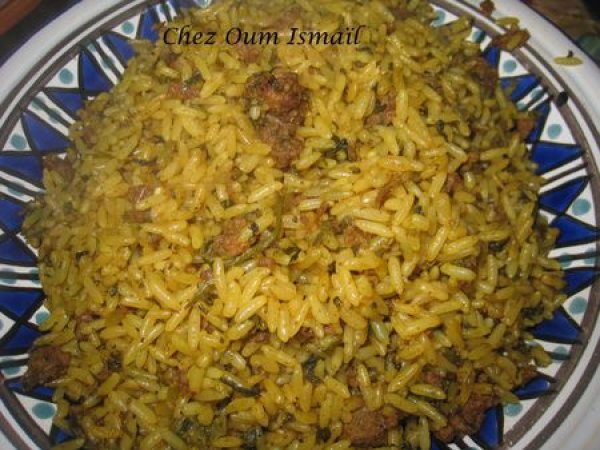 Rooz djerbi (riz djerbien) - Recette Ptitchef