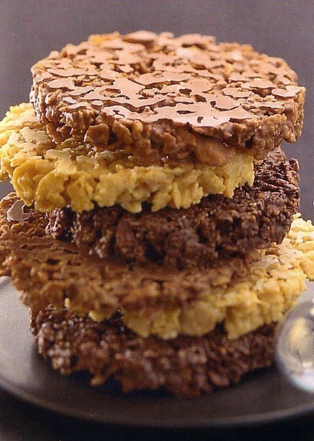 Recette de roses des sables au trois chocolat