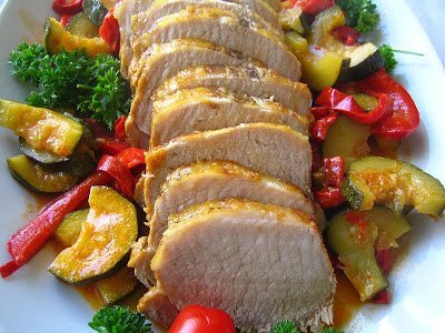Recette de rôti de porc coco avec légumes savoureux