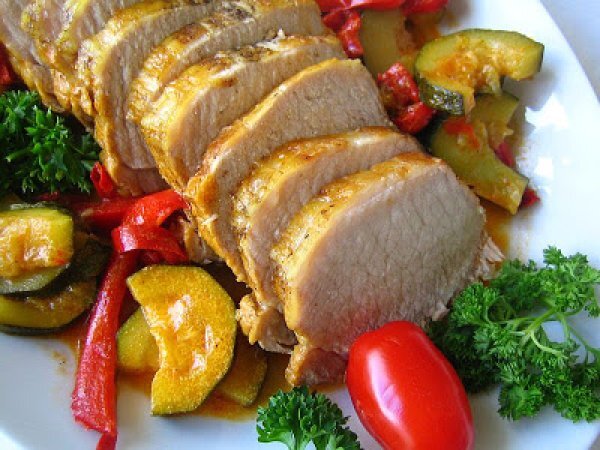 Recette de rôti de porc coco avec légumes savoureux