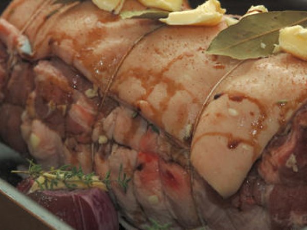 Recette de rôti de porc avec couenne grillée façon jamie