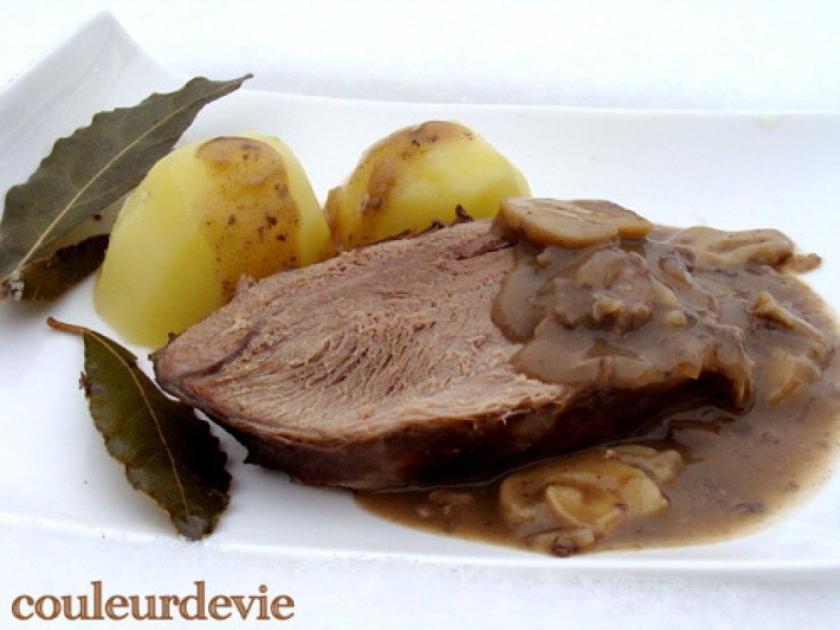 Recette de rôti de sanglier au vin rouge et armagnac