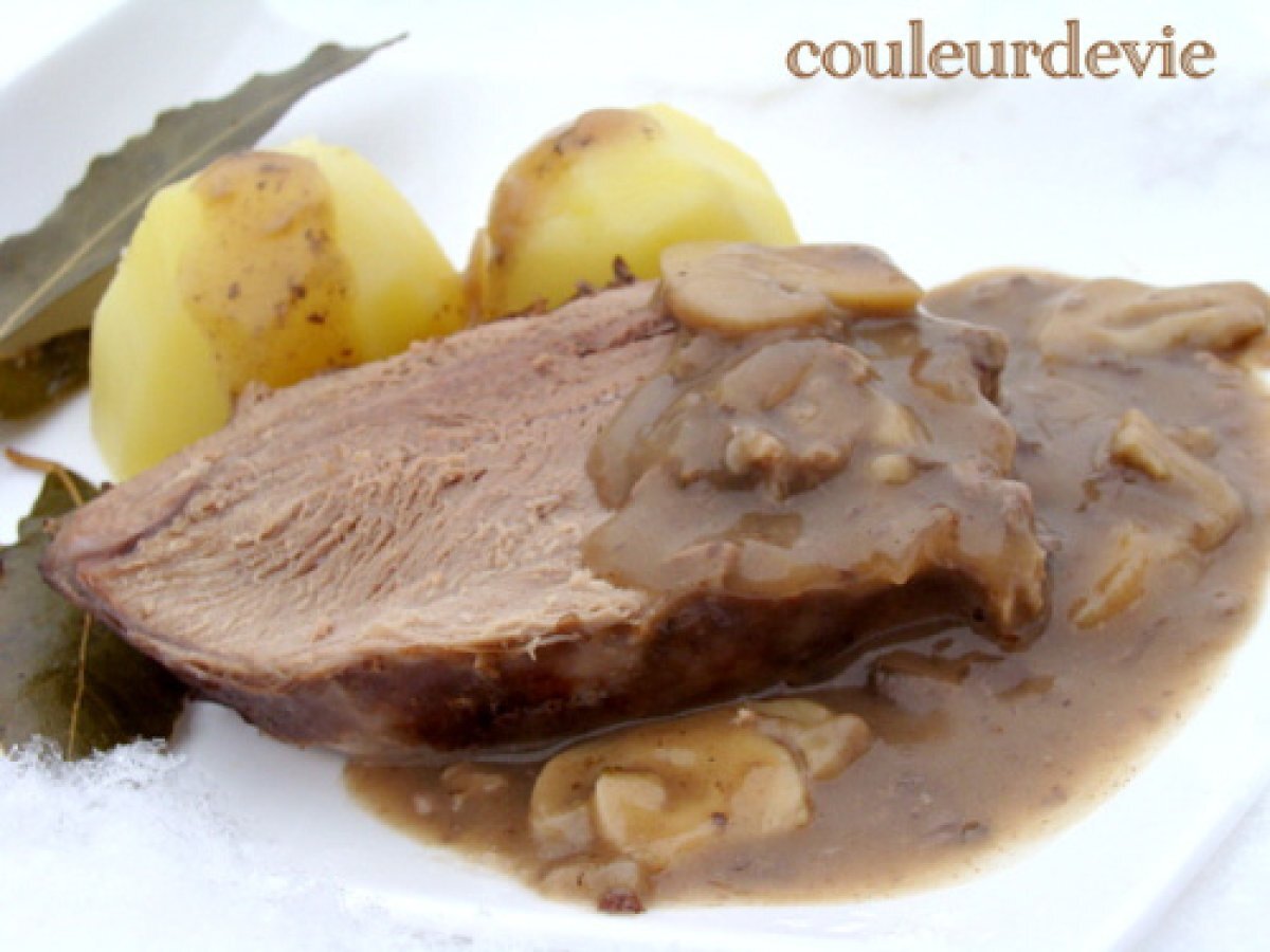 Recette de rôti de sanglier au vin rouge et armagnac