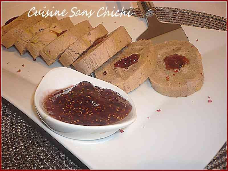 Recette de roulé de pain d'épices au foie gras et figues