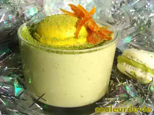 Recette de sabayon matcha avec macarons délicieux