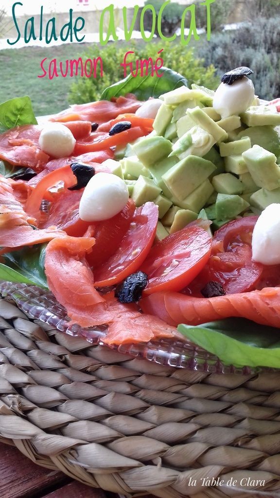 Recette de salade avocat et saumon fumé simple et rapide