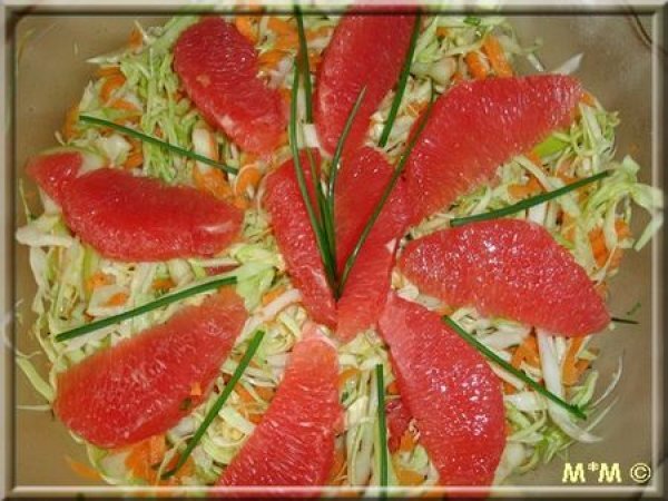 Recette de salade croquante de chou pointu