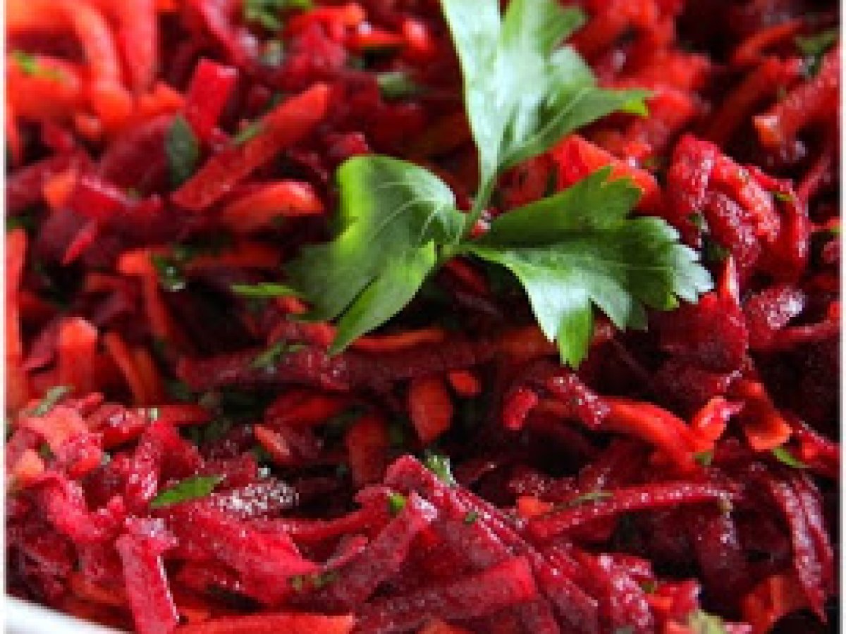 Recette de salade de betteraves et carottes râpées