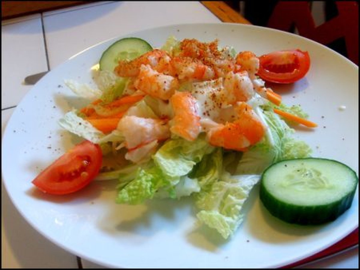 Recette de salade de crevettes aux agrumes et épices