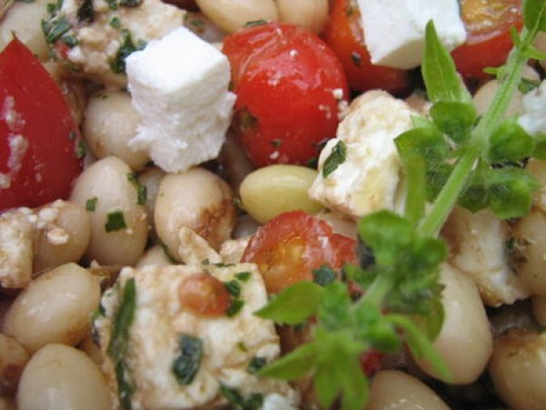 Recette de salade de haricots blancs et feta