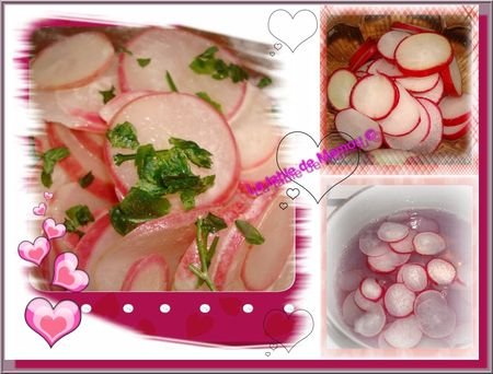 Recette de salade de radis cuits et légumes croquants