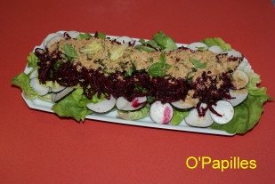 Salade nature betteraves crues et radis noir - Recette Ptitchef