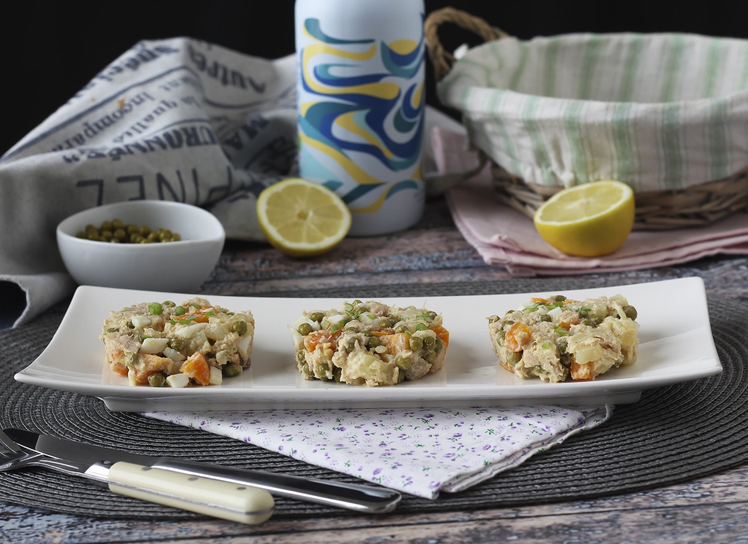 Recette de salade russe avec mayonnaise maison