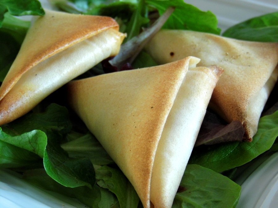 Recette de samoussa à la feta et tomate séchée