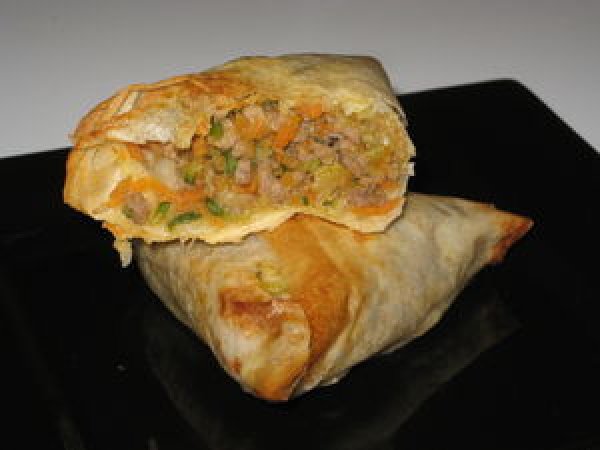 Recette de samoussa au boeuf et légumes