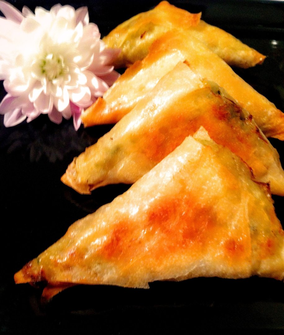 Recette de samoussas aux crevettes épicées