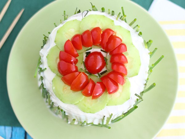 Recette de sandwich cake, le gâteau frais de l'apéritif
