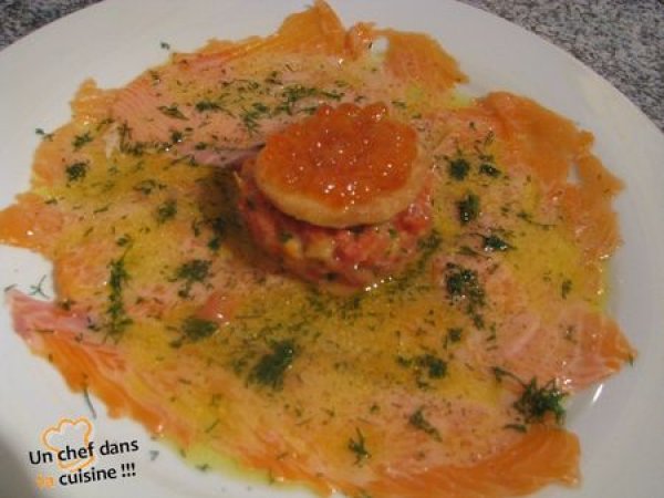 Recette de saumon mariné à l'aneth et citron