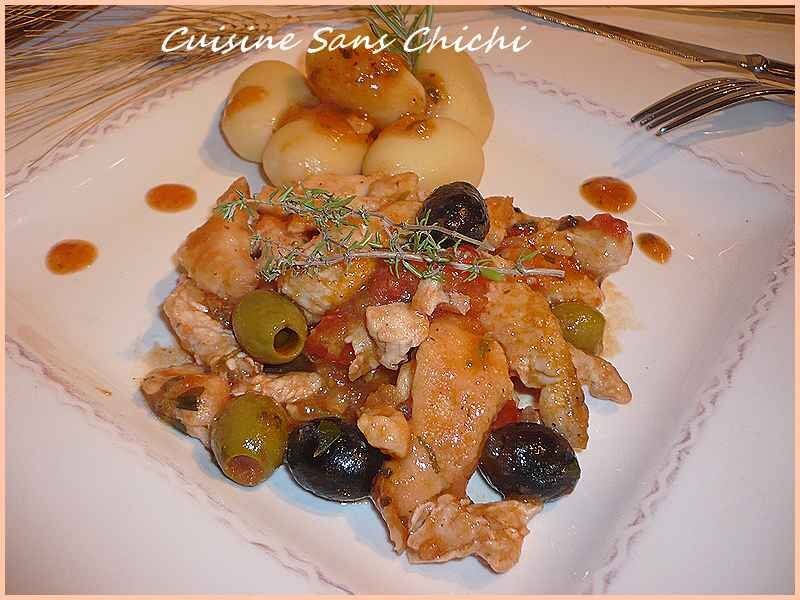 Recette de dinde aux olives savoureuse et facile