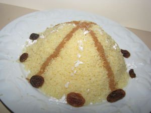 Recette de seffa - couscous sucré marocain délicieux