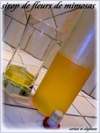 Recette de sirop de fleurs de mimosa maison