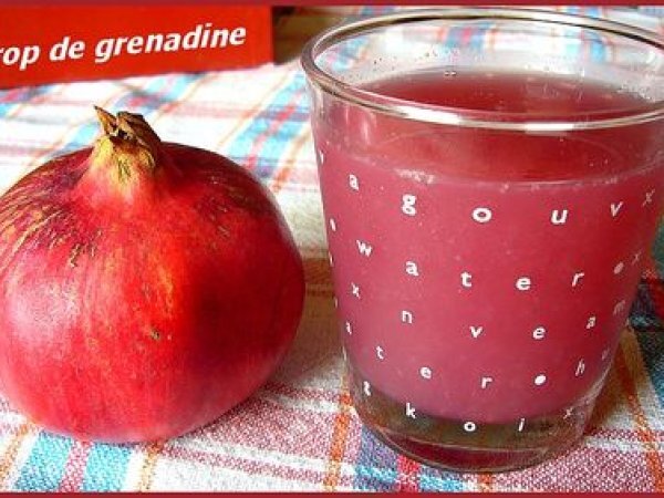 Recette de sirop de grenadine maison et facile