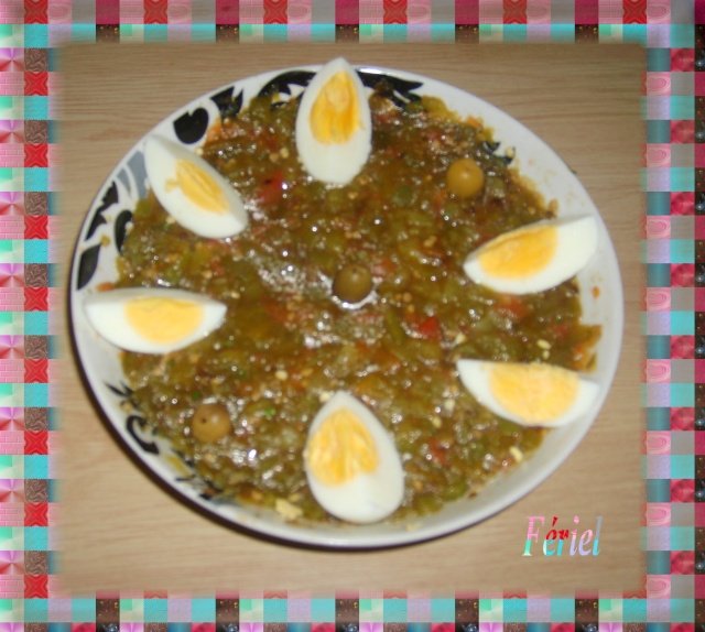Recette de slata mechouia tunisienne délicieuse