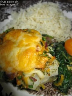 Recette de sole (ou morue) à la florentine