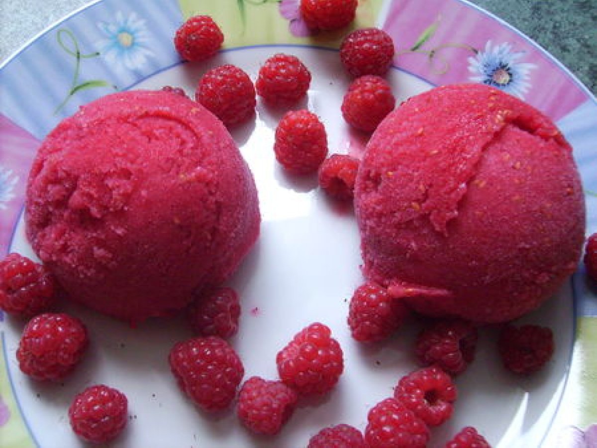 Recette de sorbet à la framboise maison délicieux