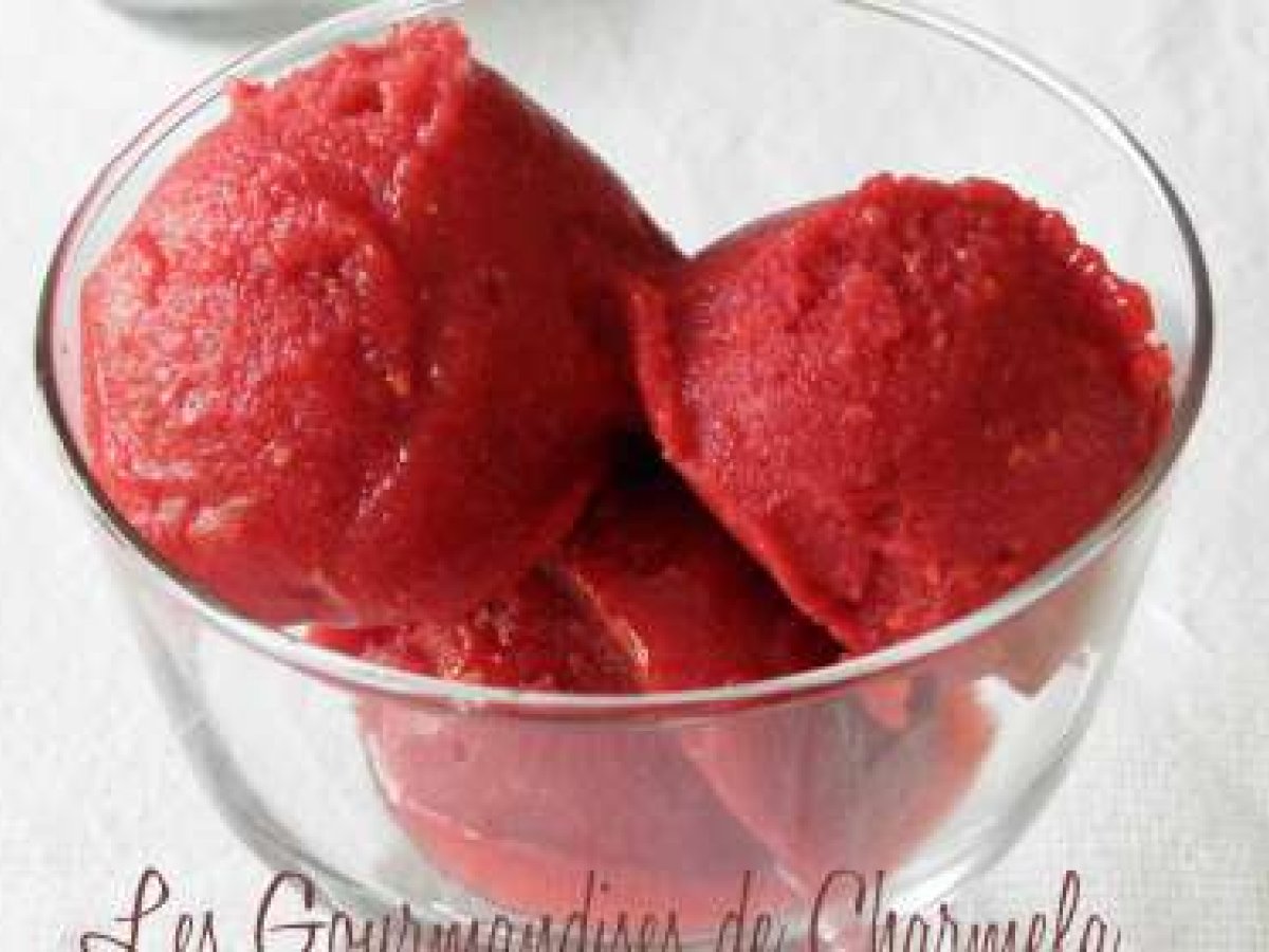 Recette de sorbet maison aux framboises délicieuses