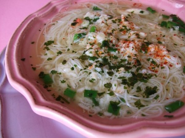 Recette de soupe aux vermicelles chinois savoureuse