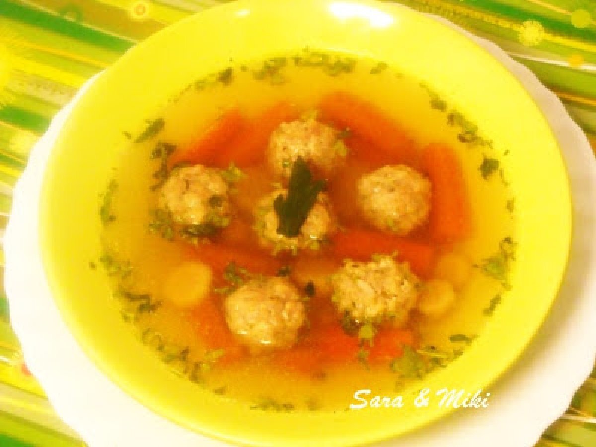 Recette de soupe aux boulettes de viande