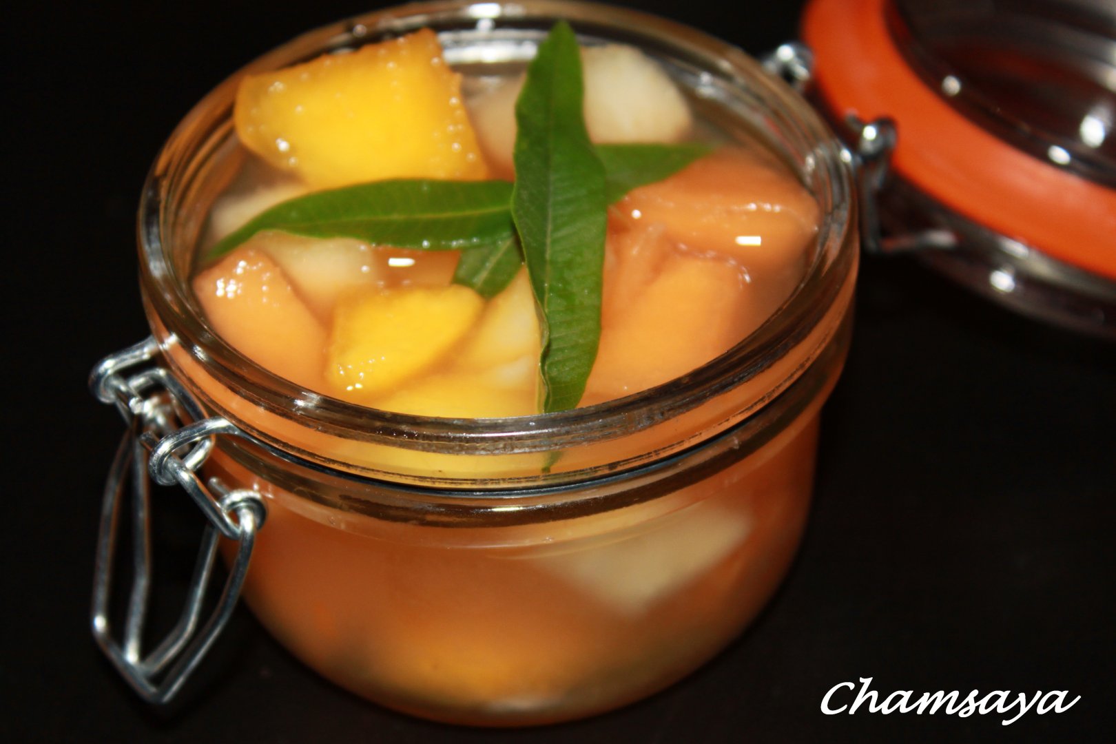 Recette de soupe de fruits à la verveine