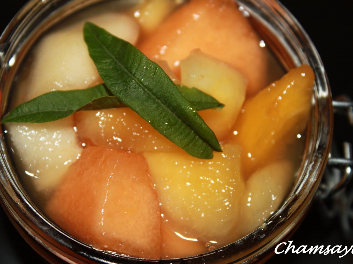 Recette de soupe de fruits à la verveine
